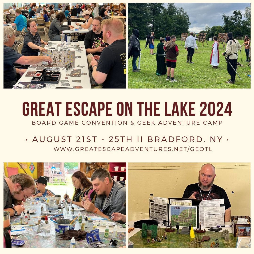 Great Escape on the Lake – Great Escape Adventures ~ Board Games ...